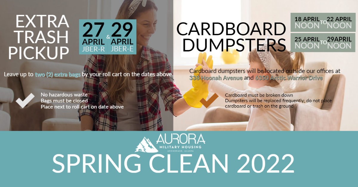 Spring Clean Week (2022) | Aurora Military Housing